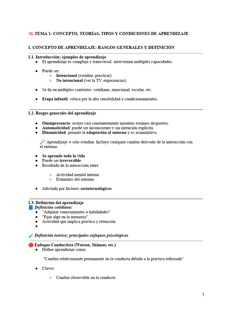 esquemas aprendizaje | PDF | Aprendizaje | Las emociones