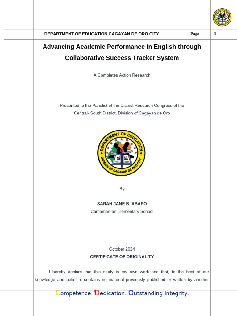 Abapo - Research - 2024 For Poster Category1 | PDF | Disciplines | Constructivism (Philosophy Of ...