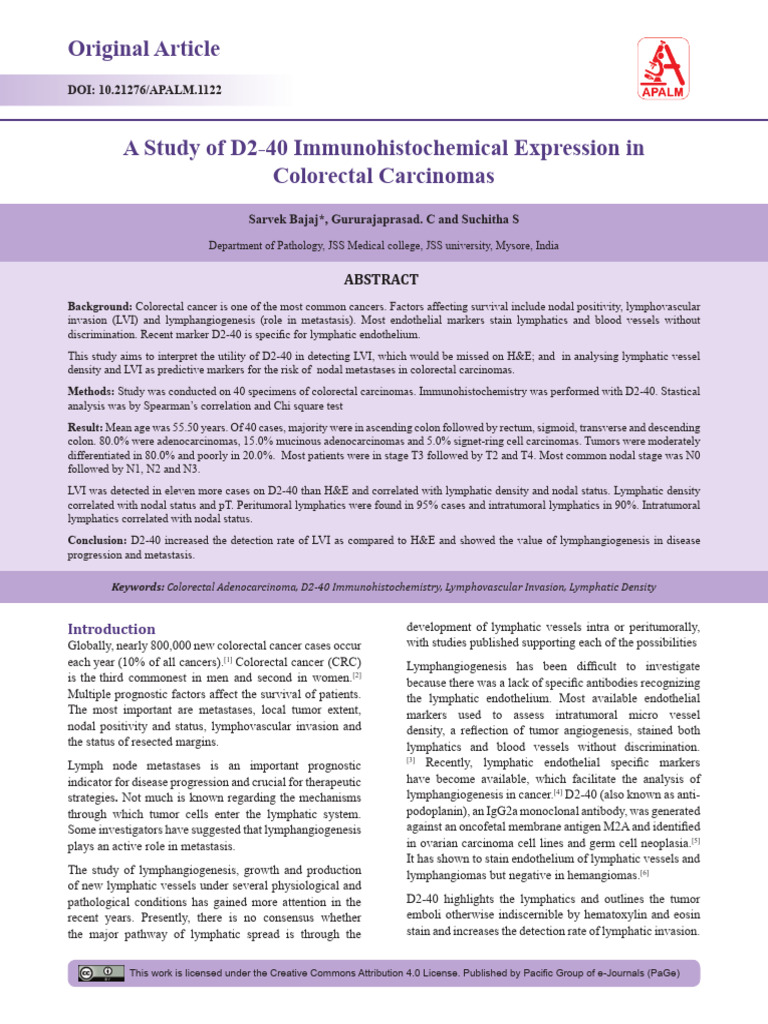 Admin, A5 APALM 1122 A142-147-1 | PDF | Metastasis | Colorectal Cancer