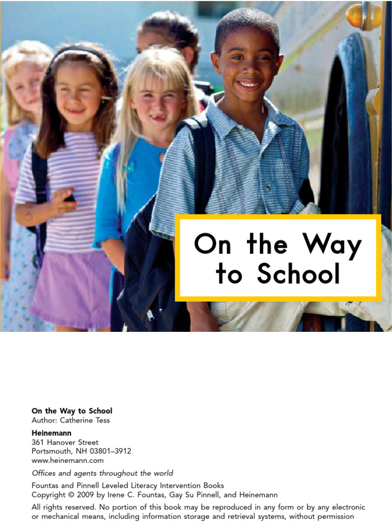 On the Way to School: Level A Book | PDF | Imaging | Getty Images