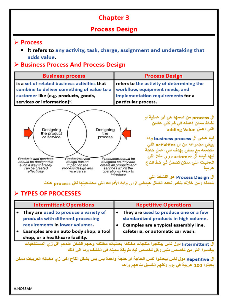Chapter 3 Process Design | PDF