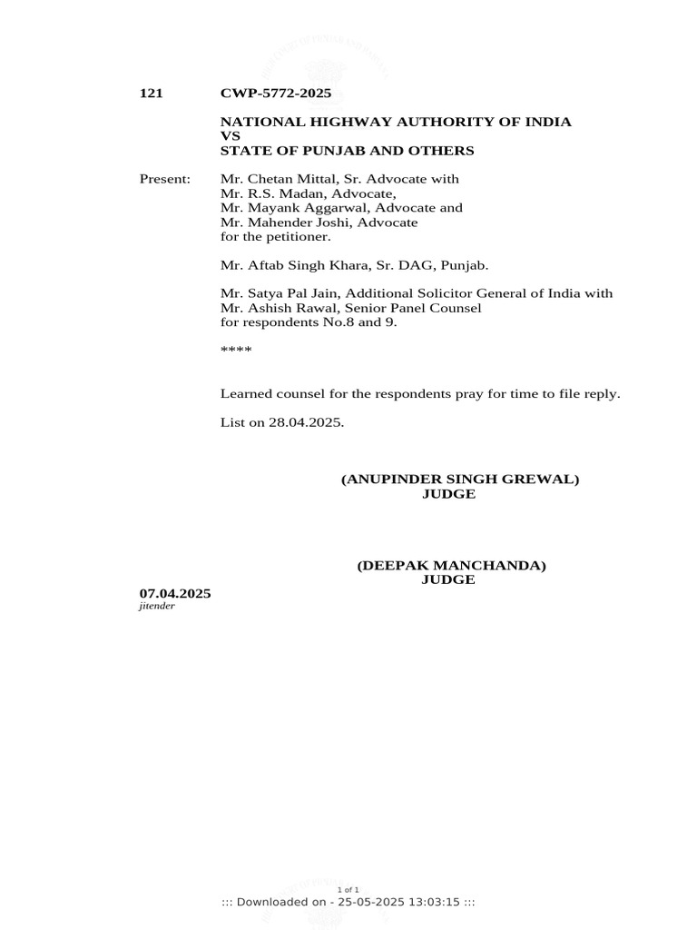CWP 5772 2025 07 04 2025 Interim Order | PDF