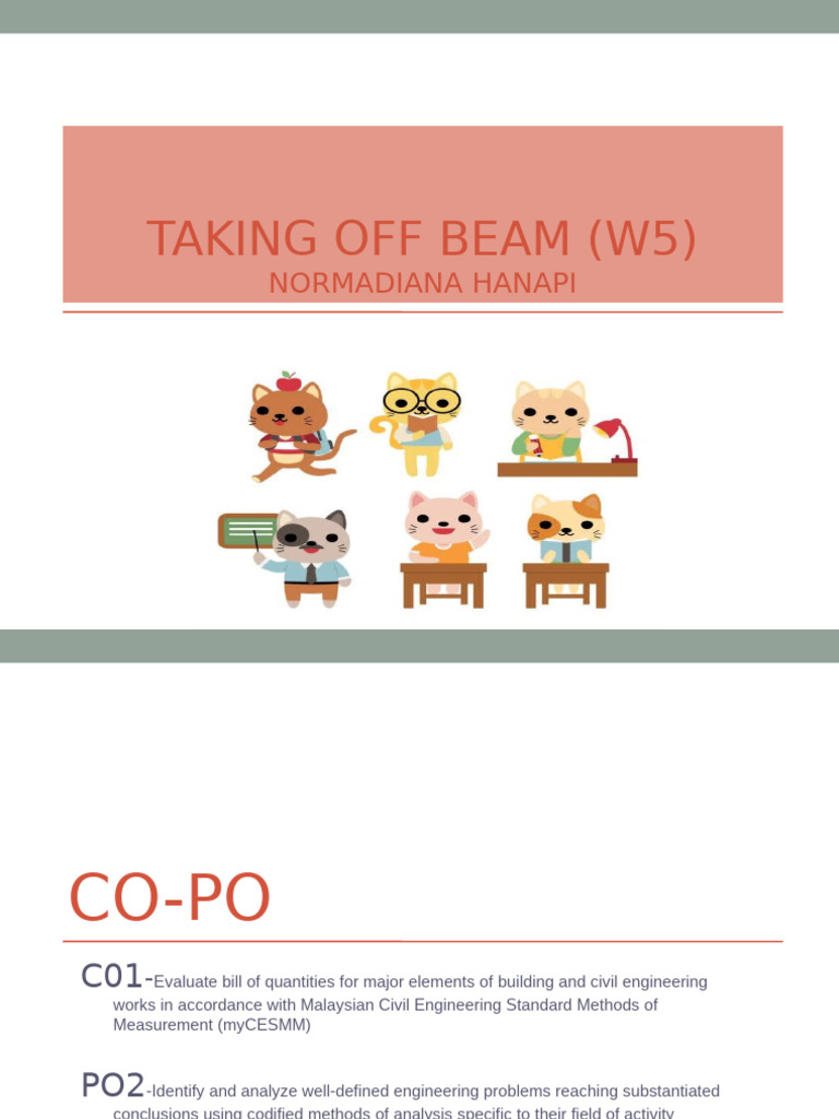 Week 4-To Beam& Slab | PDF | Beam (Structure) | Column