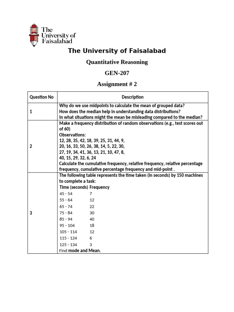 Assignment 1 | PDF