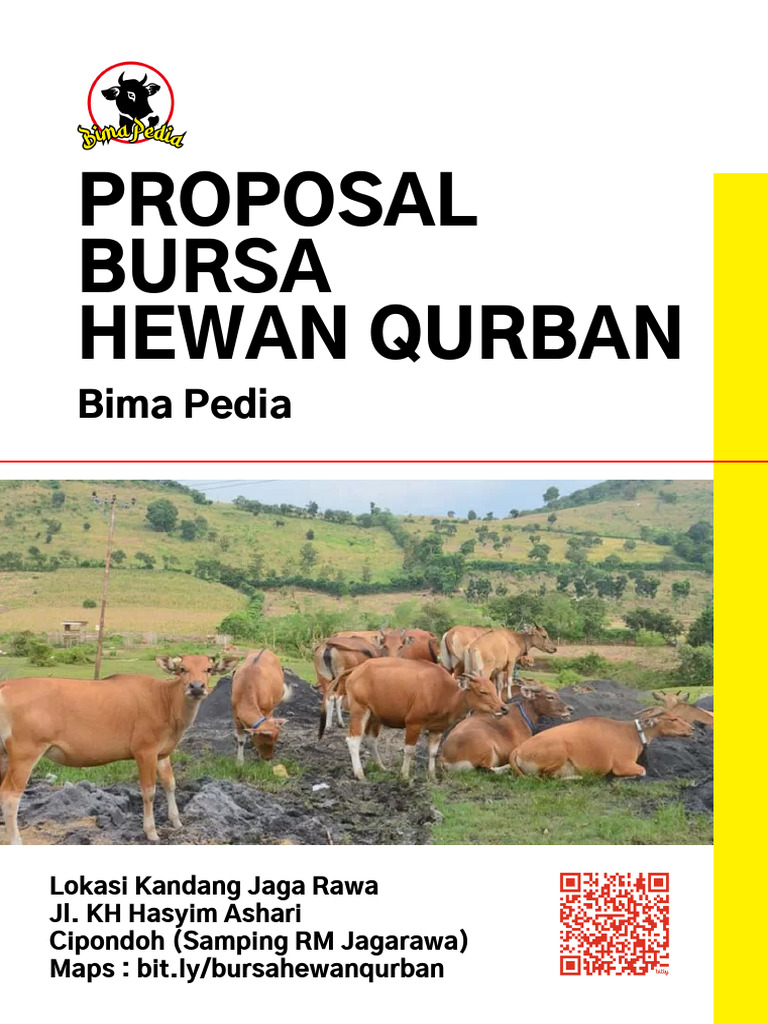 Proposal Bursa Hewan Qurban - Bima Pedia | PDF