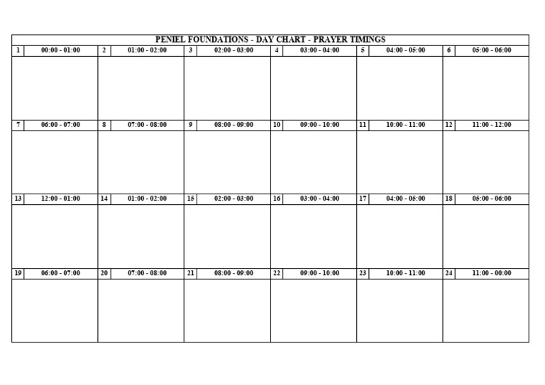 Prayer Timings 2023 Nov Day Chart | PDF