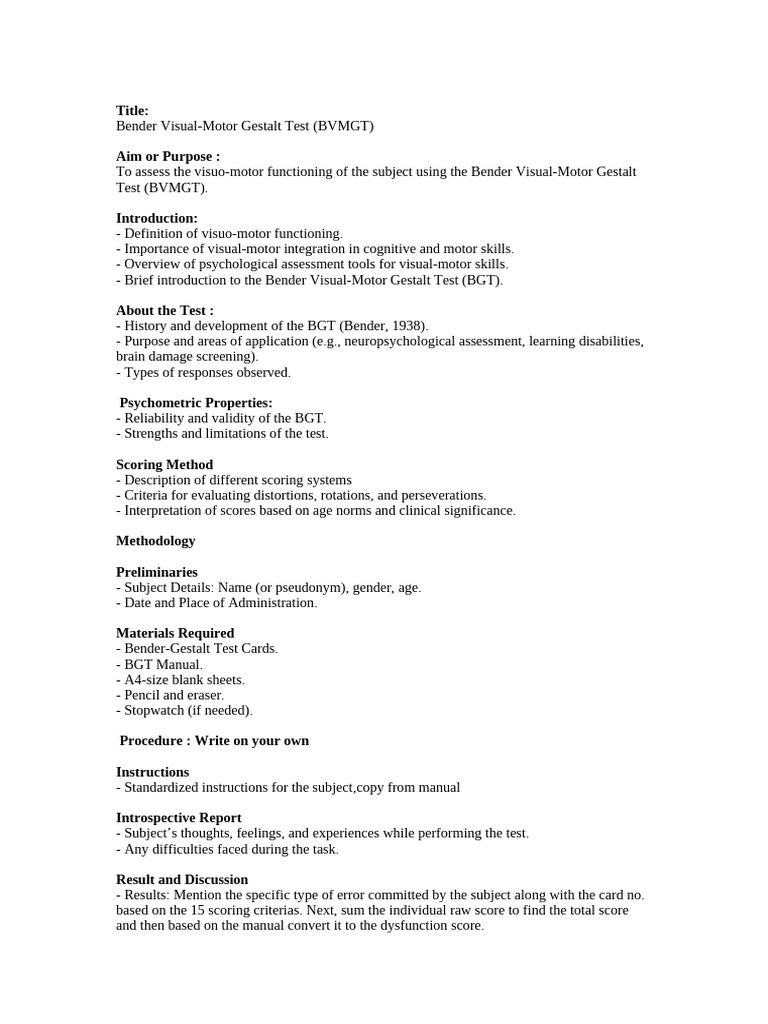 BGT Practicum Guidelines | PDF