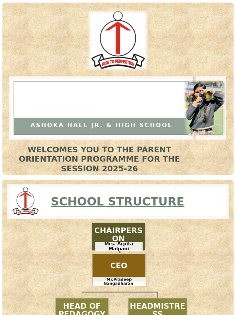 Parent Orientation Programme | PDF