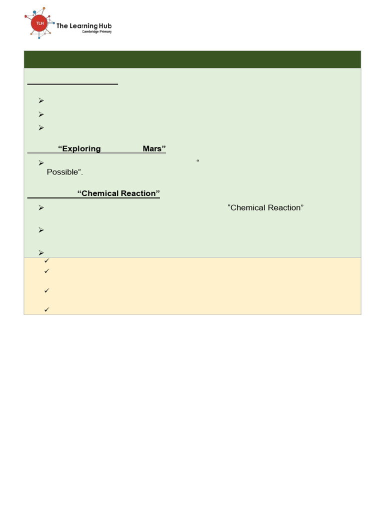 Grade 5 Science Curriculum Overview | PDF