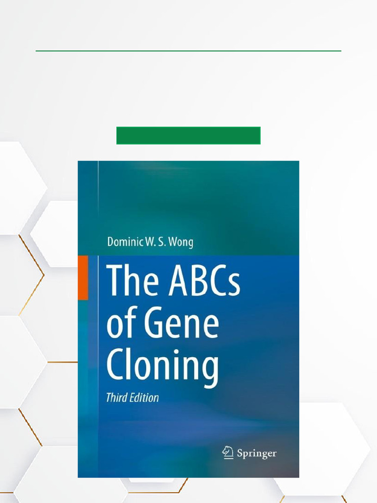 Gene Cloning Basics: 3rd Edition Guide | PDF | Plasmid | Molecular Cloning