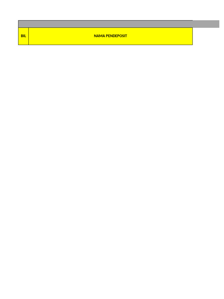 Lampiran - Format Data Penerima Apc Dan Penerima Manfaat (Kosong) | PDF