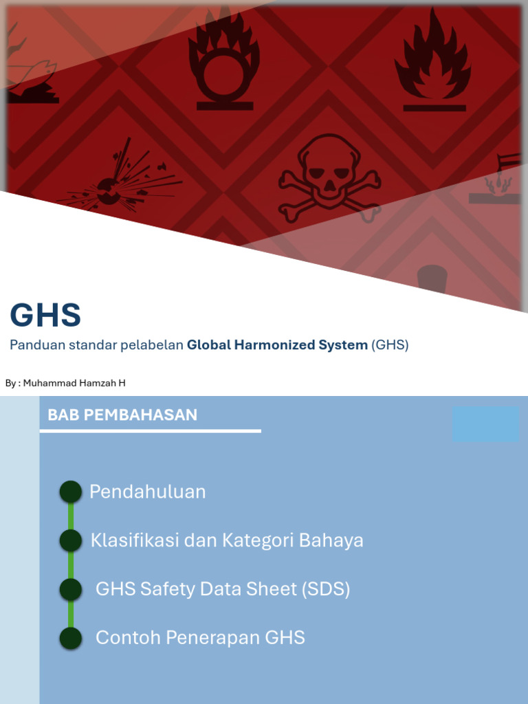 Panduan Standar Pelabelan Global Harmonized System (GHS) | PDF