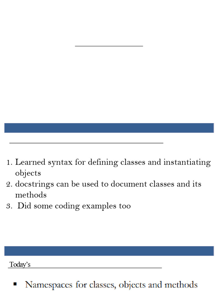 CS-116 OOP - week 5 | PDF