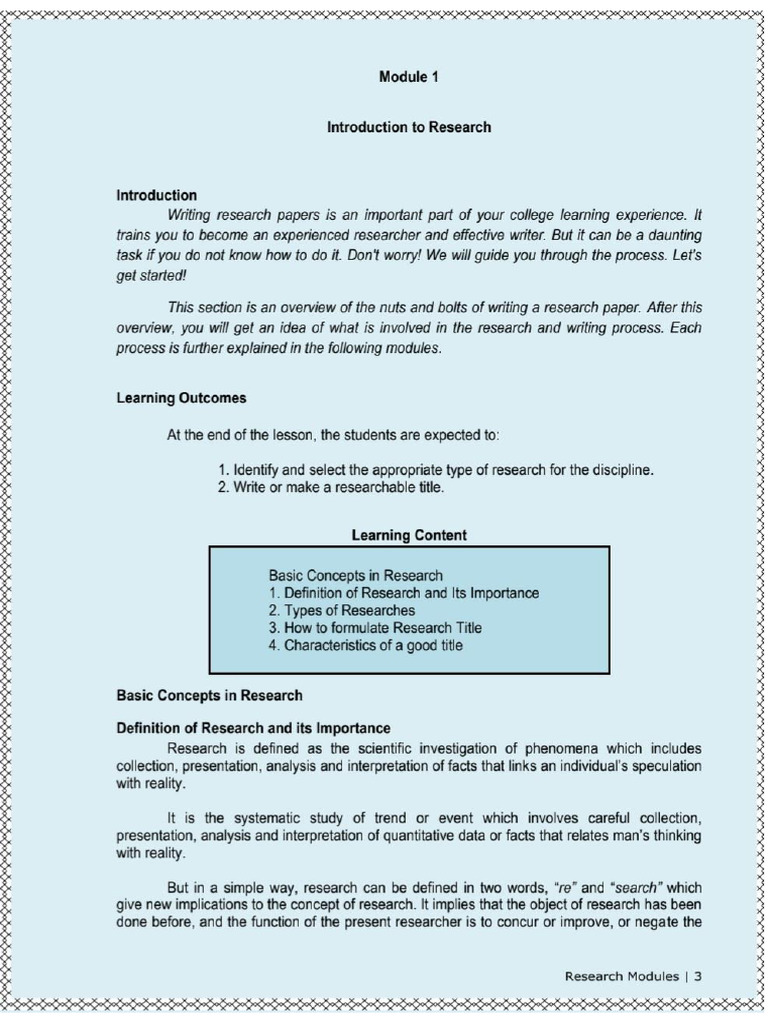 MODULE-SAMPLE and Understandable Paragraph | PDF