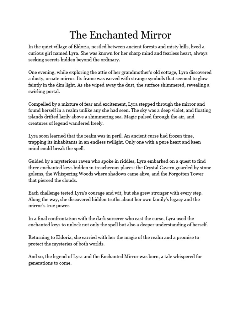 The Enchanted Mirror | PDF