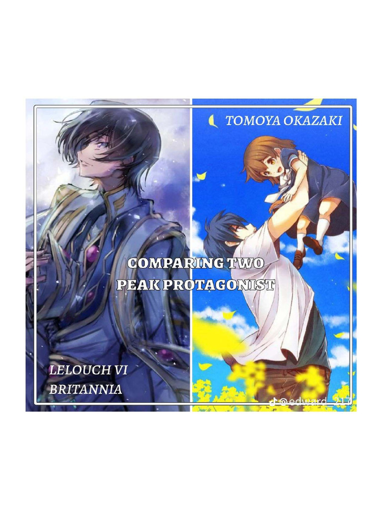 Tomoya Vs Lelouch | PDF