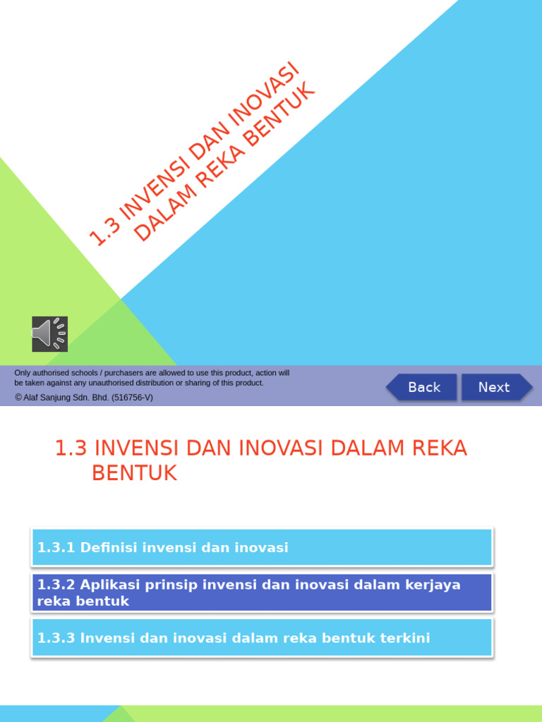 Definisi Invensi dan Inovasi Reka Bentuk | PDF
