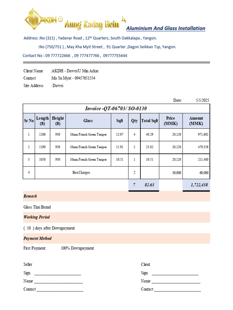 QT-06703-0130 12mm FGreen TP | PDF