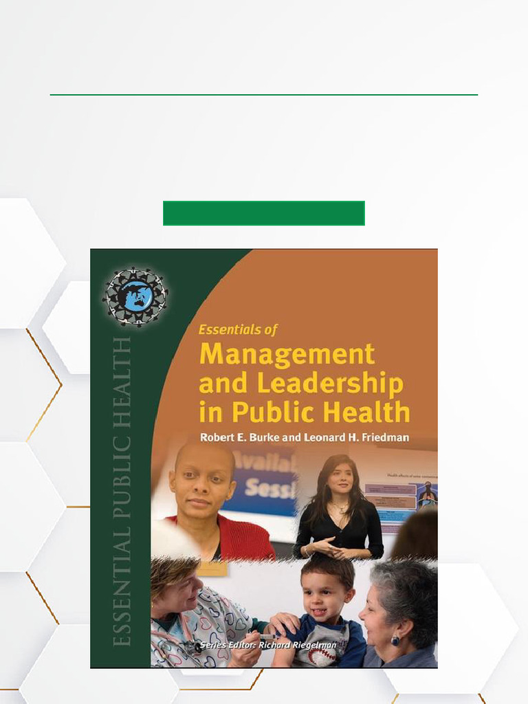 Essentials of Management and Leadership in Public Health XML VitalBook ...