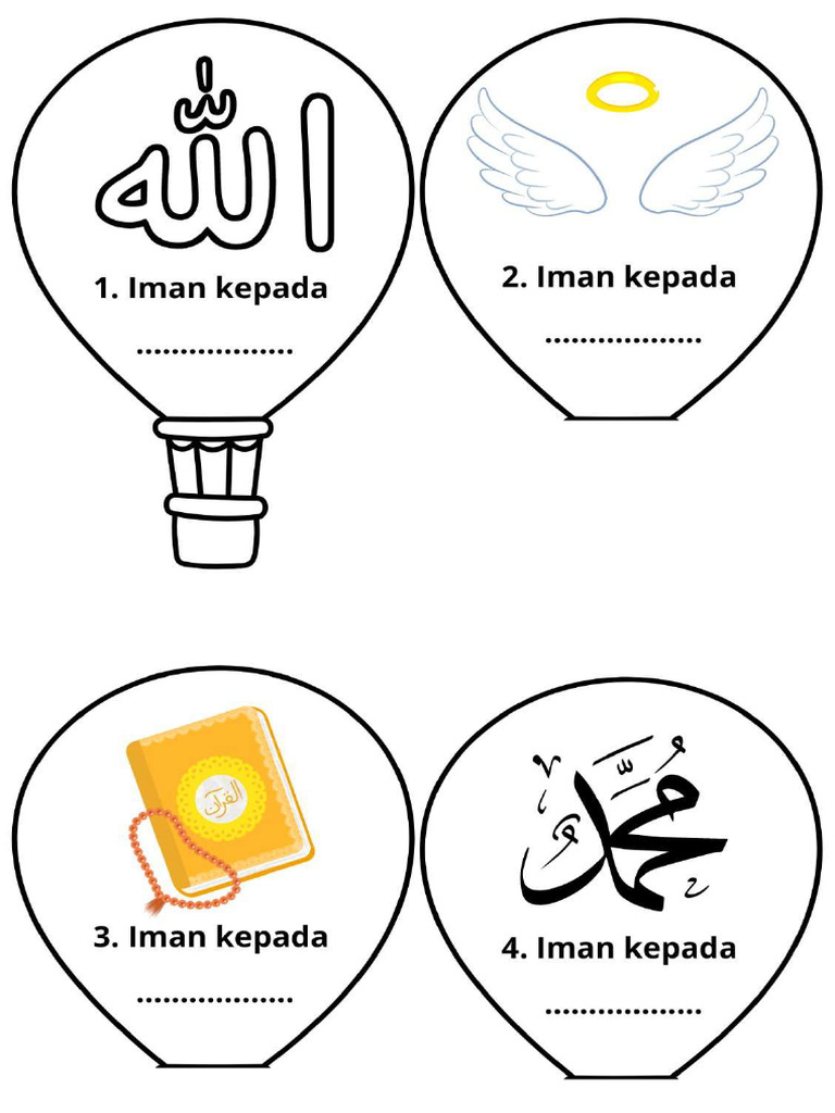 Balon Udara Rukun Iman | PDF