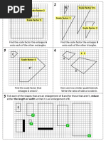 Math Enlargement Practice | PDF | Shape | Area