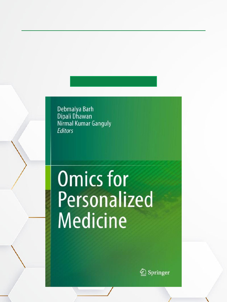 Omics for Personalized Medicine Full Text PDF | PDF | Omics ...
