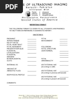 Pelvic Ultrasound Report Template | PDF