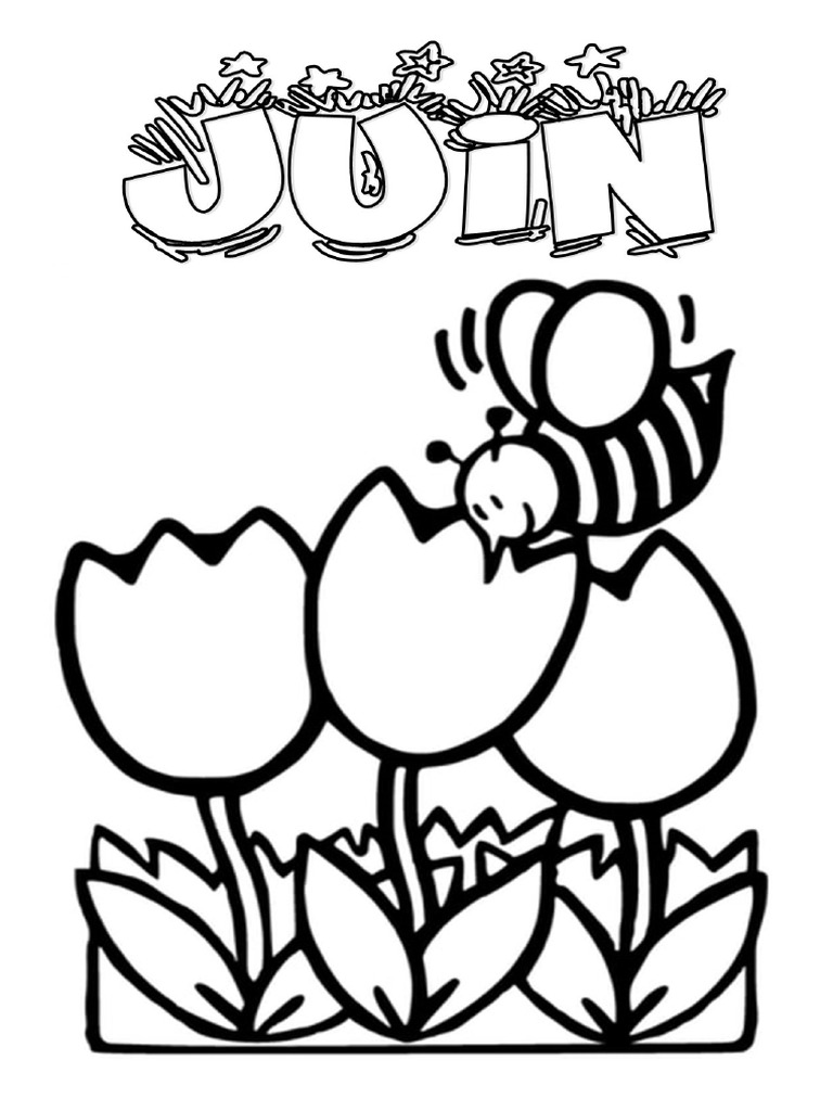 Coloriage Juin PS | PDF