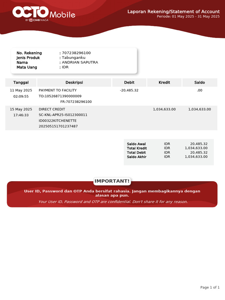 CASA Statement May2025 15052025184149 PDF | PDF