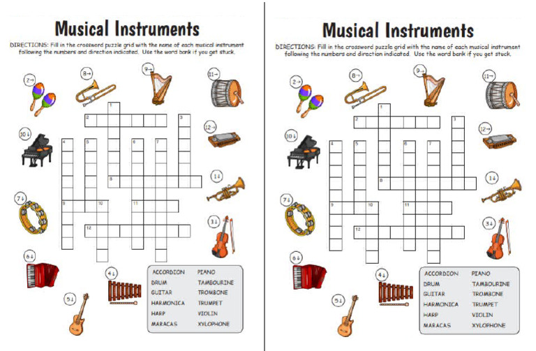 Instruments Puzzle | PDF