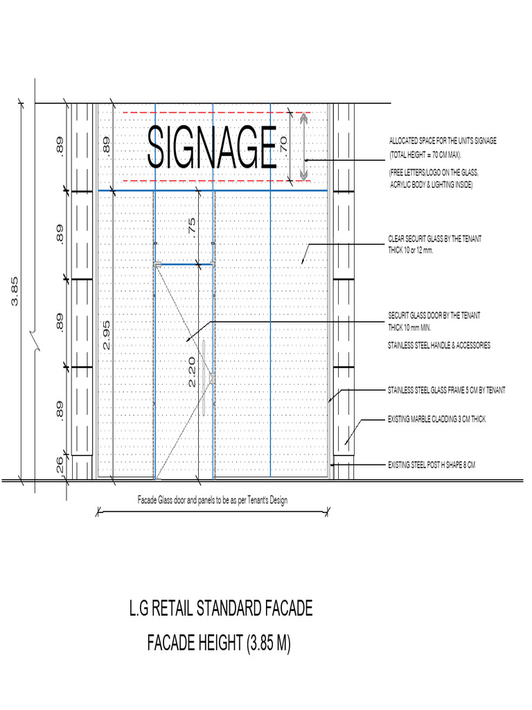 Retail Facade Design Specifications | PDF