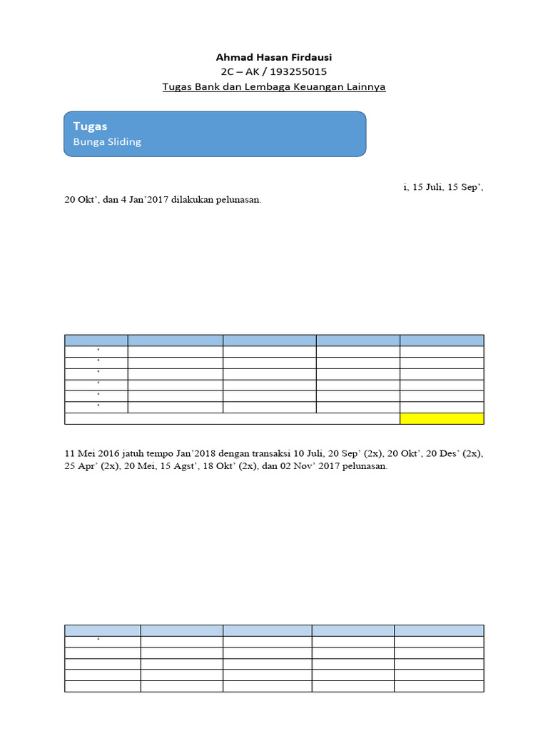 Ahmad Hasan Firdausi 1C AK Bunga Sliding | PDF