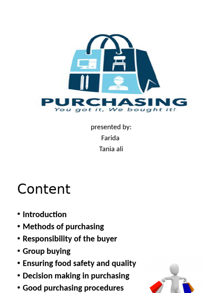 Purchasing Presentation | PDF