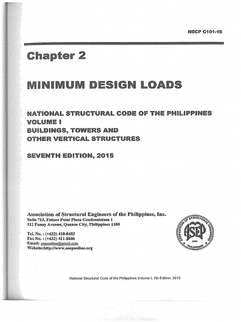 Ch.2 Minimum Design Loads | PDF