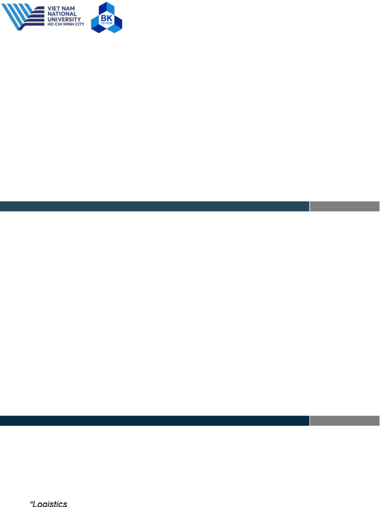Chapter 5 - Logistics Resource Management | PDF | Logistics | Supply Chain