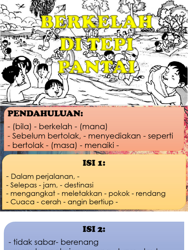 Kegiatan Berkelah Seru di Pantai | PDF