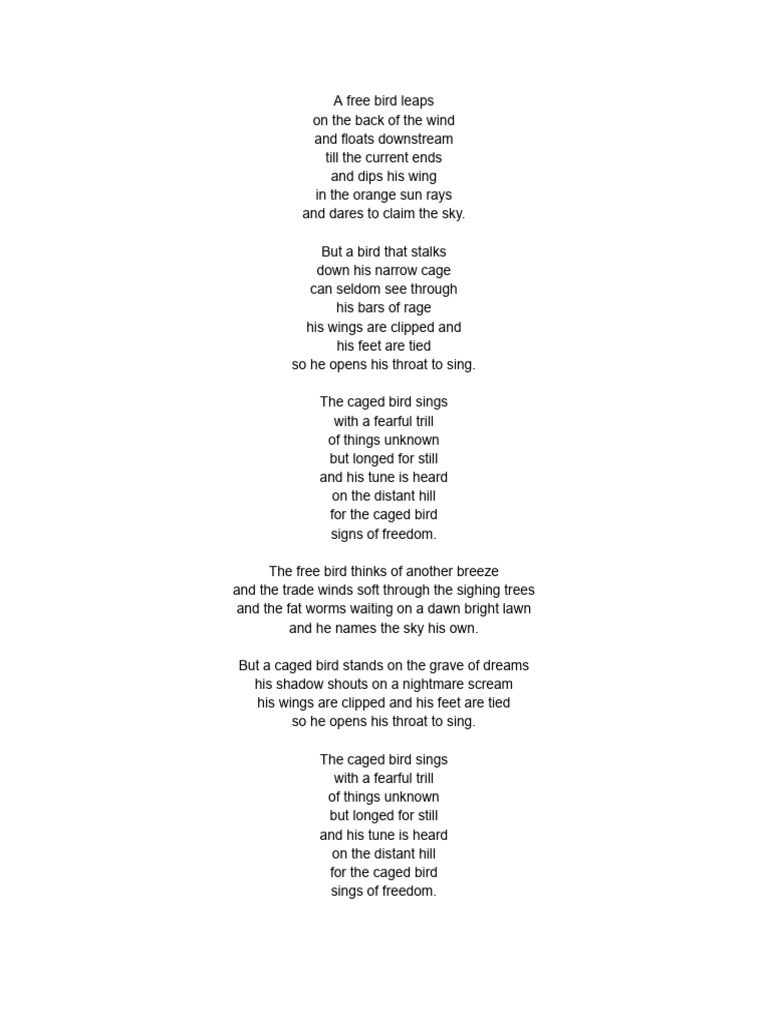 A Free Bird Leaps | PDF