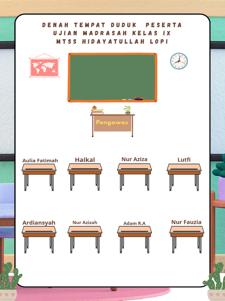 Denah Tempat Duduk 4 | PDF