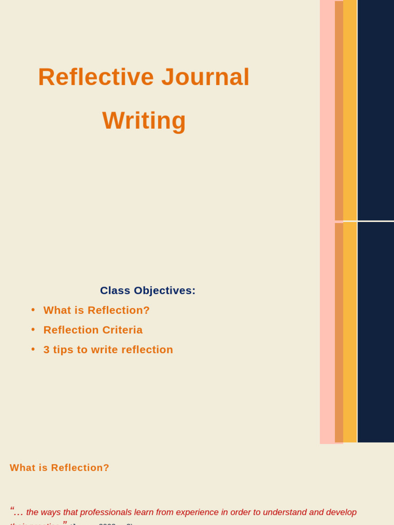 4-Reflective Journal Writing | PDF | Experience | Feeling