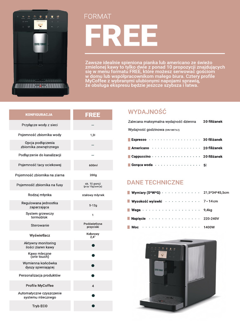 Format FREE - Coffee Format - Karta - 2024 | PDF