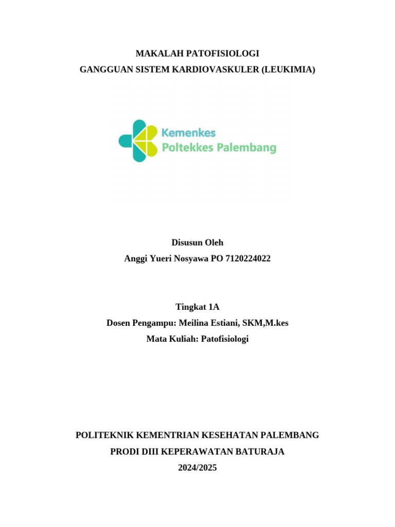 Makalah Patofis Leukemia | PDF
