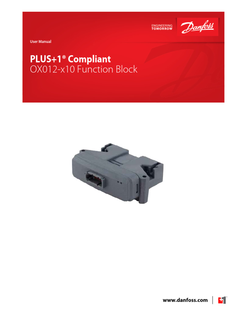 PLUS1 Compliant OX012-x10 Function Block | PDF | Programmable Logic ...
