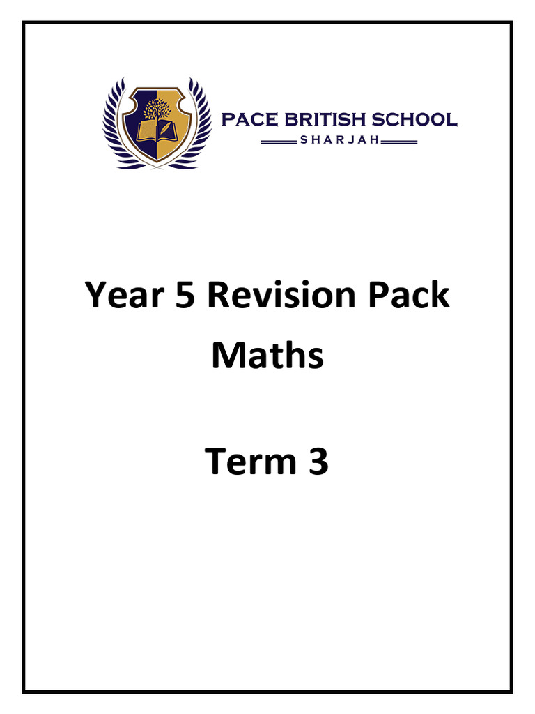 Maths Revision Pack (2) 2 | PDF