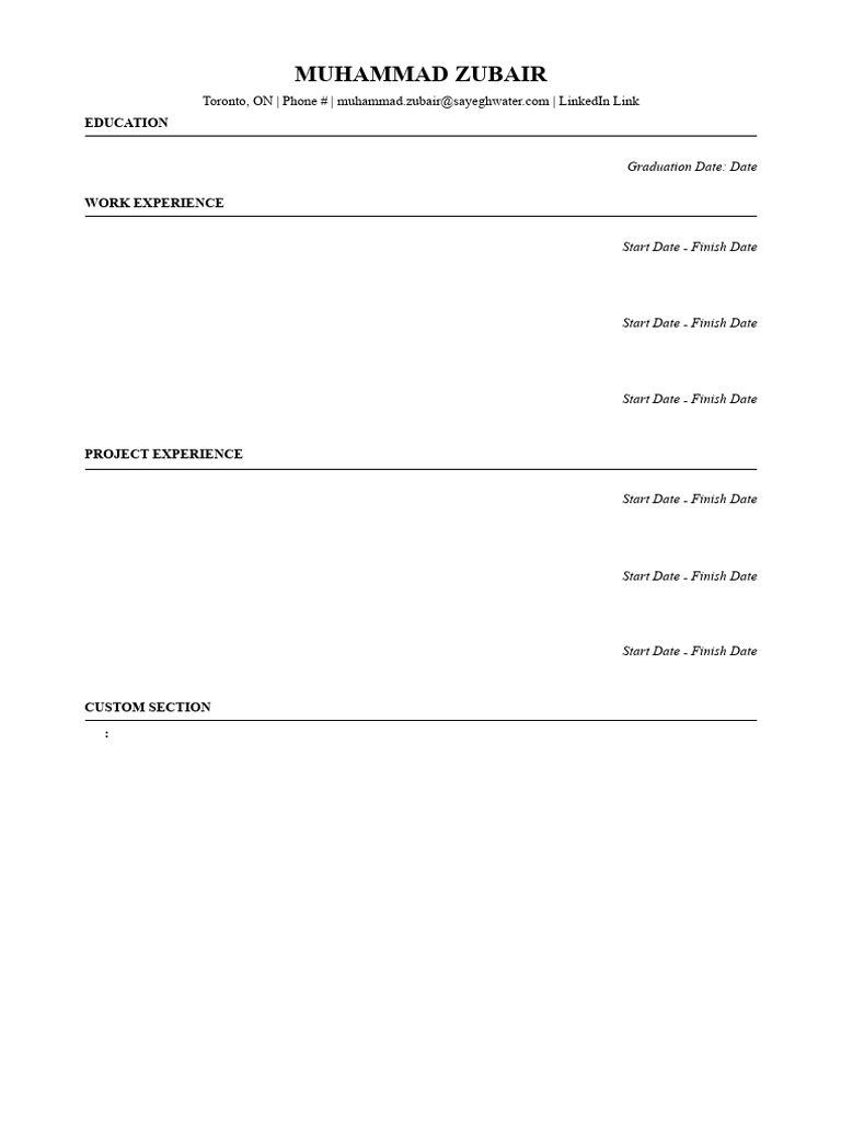 Muhammad Zubair: Education | PDF