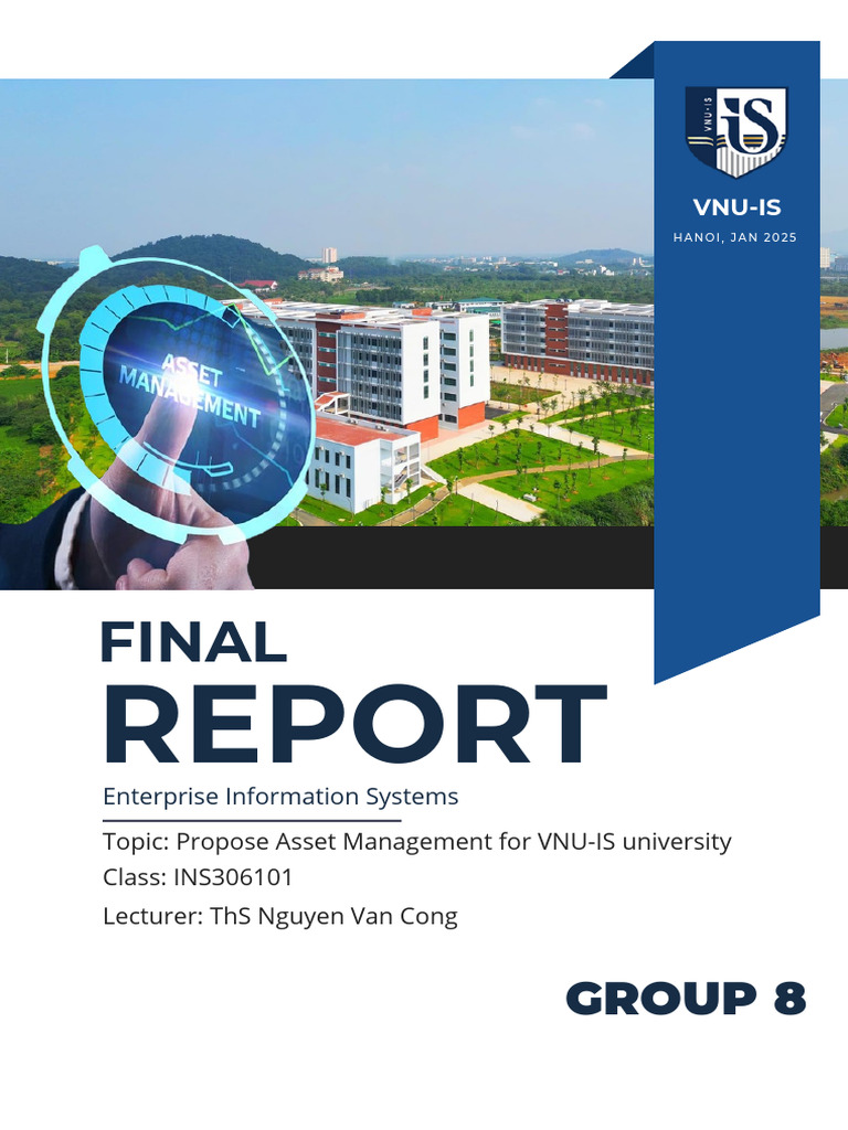 Goup8 FinalREPORT INS306101 | PDF | Enterprise Resource Planning | Asset Management