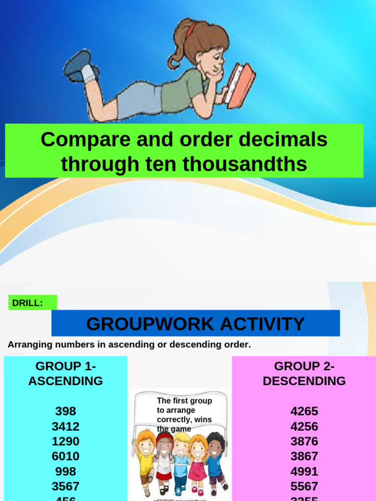 Comparing ORDERING DECIMALS | PDF