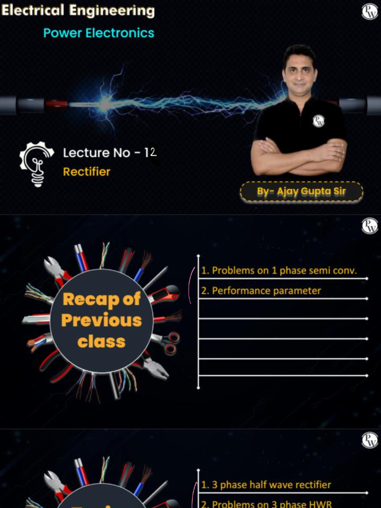 Rectifier 12 - Class Notes (By Ajay Sir) | PDF