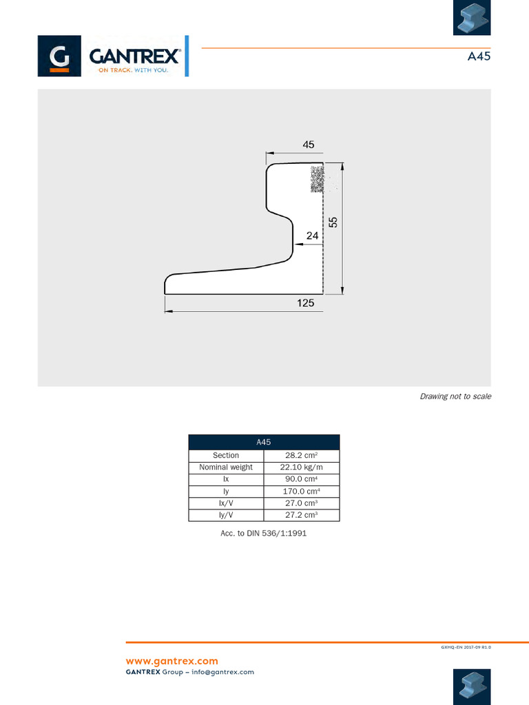 A45 Section Specifications and Details | PDF
