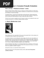 Birth Dates of Notable Scientists | PDF | Biology | Genetics