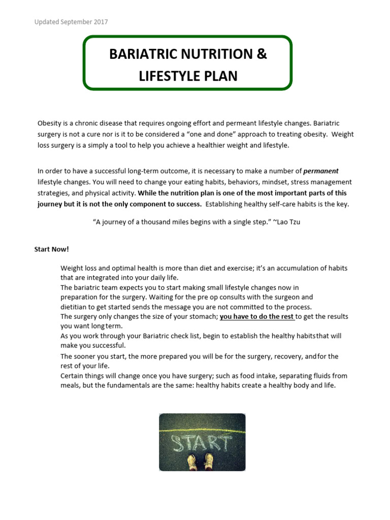 Bariatric Meal Plans | PDF | Dieting | Sleep